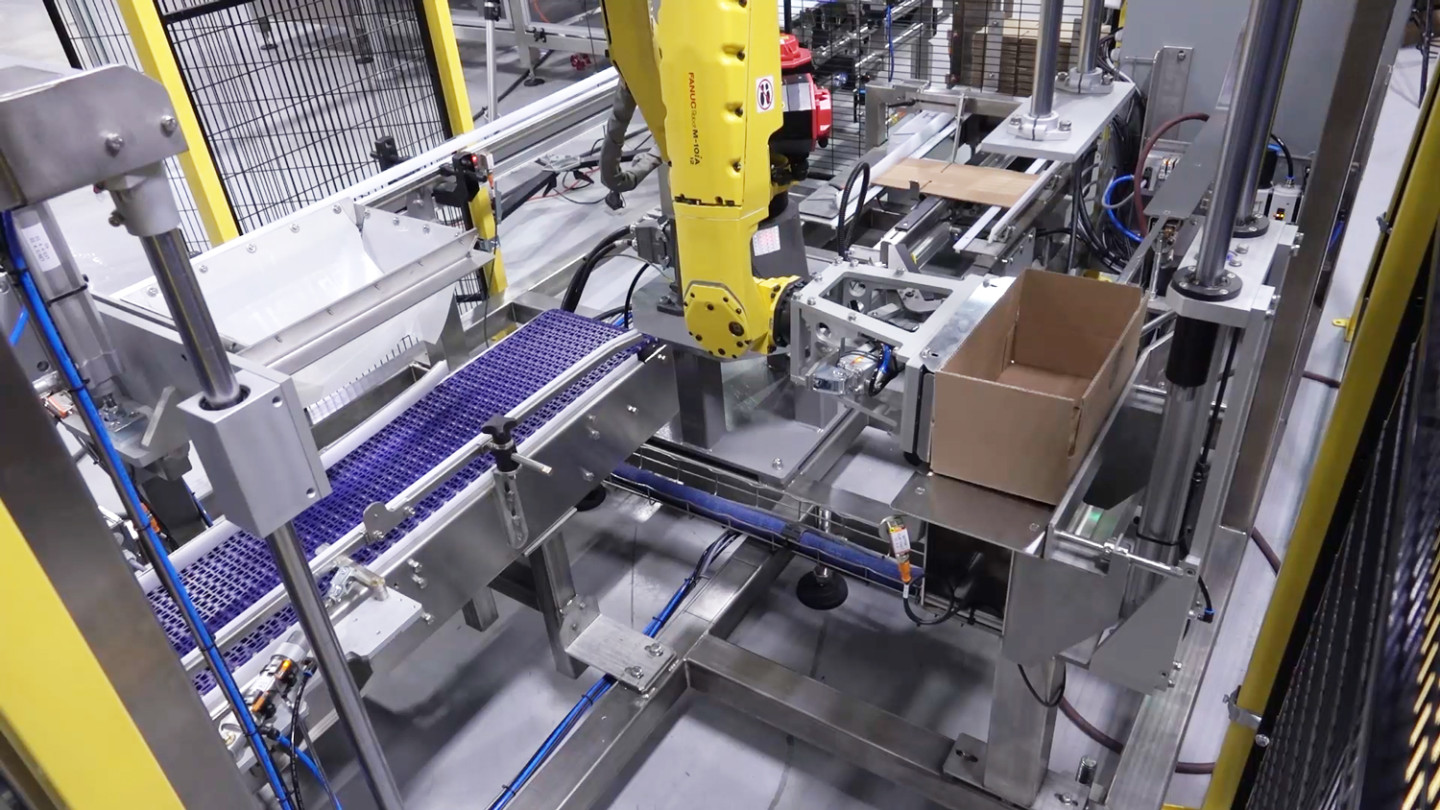 NRCP-5 | Sequentially automated case packer - Rychiger